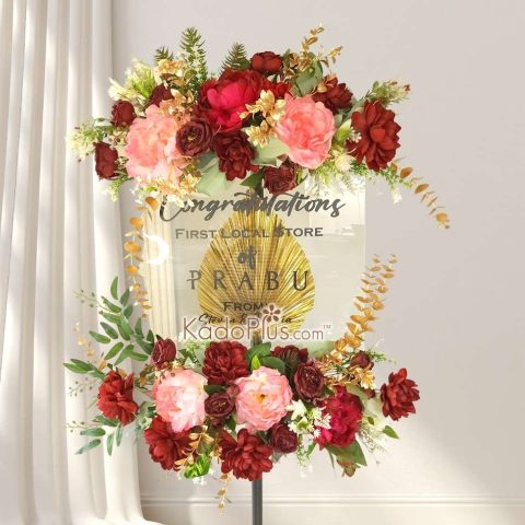 Papan Bunga Akrilik: Standing Flower Acrylic Online - KadoPlus